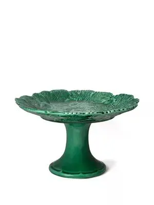 CABANA Vine Leaf Cake Stand - Green