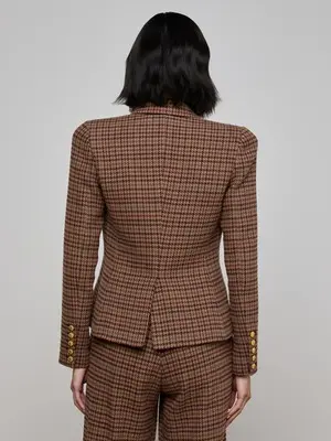 L'Agence Bethany Houndstooth Blazer
