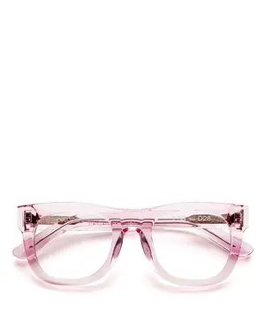 CADDIS D28 Eyeglasses, 50 Mm - Polished Clear Pink