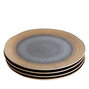 MOMENI Akita Stoneware Dinner Plates, Set Of 4 - Copper