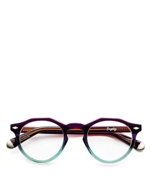 CADDIS Dogleg Reading Glasses, 48 Mm - Voodoo
