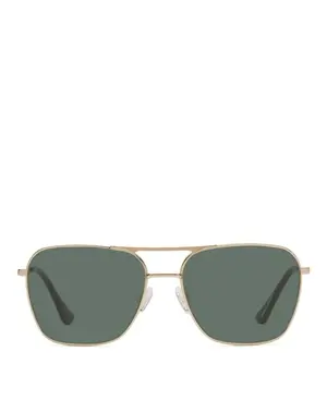 CADDIS Hooper Polarized Sunglasses 57 Mm - Polished Gold Polarized Gray-green