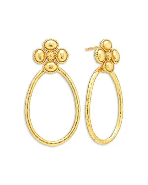 CAPUCINE DE WULF Berry Clover Teardrop Earrings - Gold