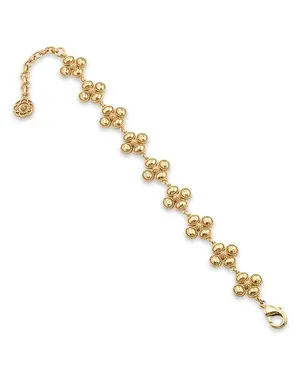CAPUCINE DE WULF Berry Clover Linear Bracelet