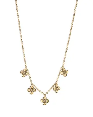 CAPUCINE DE WULF Berry Clover Multi Station Necklace - Gold