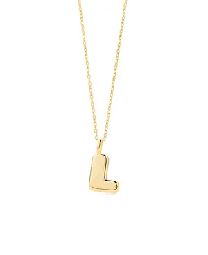 ANA LUISA Bubble Letter Necklace - L
