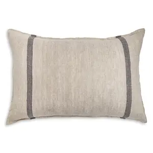 POM POM AT HOME Rory Linen Standard Sham - Flax/midnight