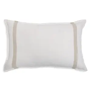 POM POM AT HOME Rory Linen Standard Sham - White/flax