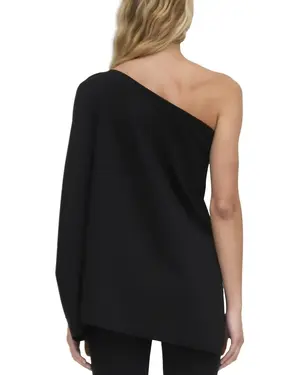 Rosetta Getty One Shoulder Caftan Top