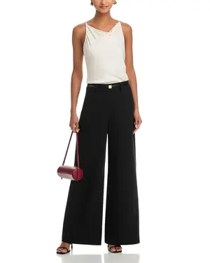 French Connection Azra Twill Wide Leg Pants