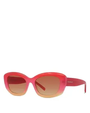 Givenchy Gv Day Geometric Sunglasses, 54mm - Havana / Solid Brown