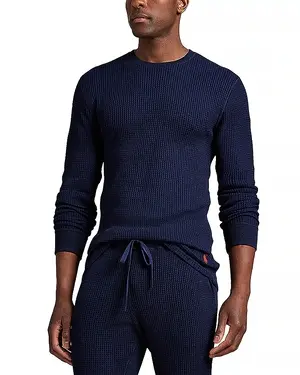 Polo Ralph Lauren Thermal Sleep Shirt - Cruise Navy