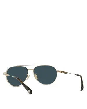 Vuarnet 60mm Pilot Sunglasses