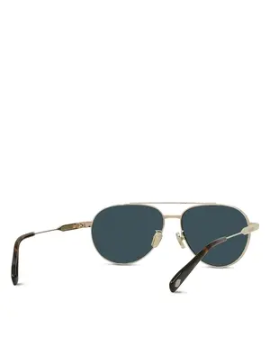 Vuarnet 60mm Pilot Sunglasses