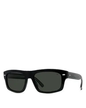 Vuarnet Lifestyle Rectangular Sunglasses - Black/smoke