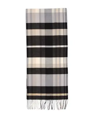 Echo Central Park Plaid Scarf - Black