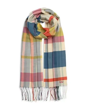 Echo Central Park Plaid Scarf Multi