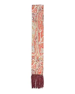 Echo Paisley Tubular Silk Scarf