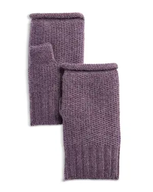 Echo The Crosby Wool & Cashmere Handwarmer Amethyst