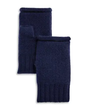 Echo The Crosby Wool & Cashmere Handwarmer Navy