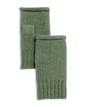 Echo The Crosby Wool & Cashmere Handwarmer - Olive Oil
