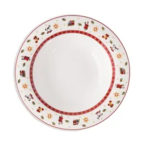 VILLEROY & BOCH Toy's Delight White Round Soup Bowl - Multi