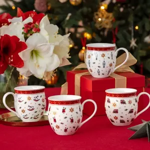 VILLEROY & BOCH Toy's Delight Anniversary Mug, Set Of 4