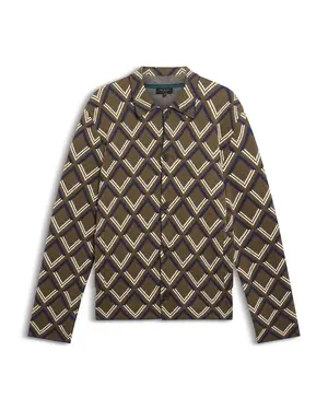 Ted Baker London Geo Jacquard Knitted Jacket