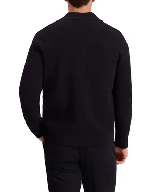 Ted Baker London Fenrys Waffle Stitch Zip Sweater Jacket