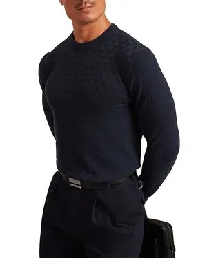 Ted Baker London Sainsy Crewneck Sweater - Navy