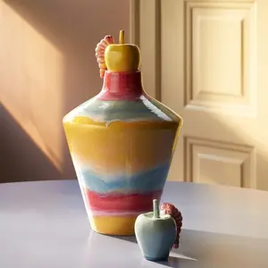Rosendahl Poppery Vase With Apple Topper