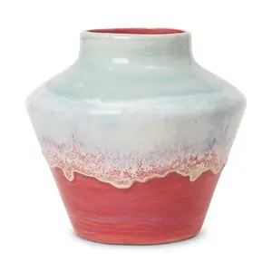 ROSENDAHL Poppery Vase In 8.1 - Mint/pink