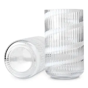 ROSENDAHL Lyngby Swirl Vase, 9.8 - Clear