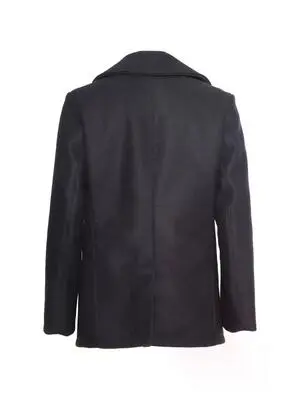 SCHOTT Double Breasted Wool Blend Coat