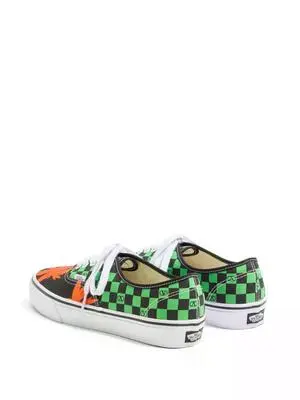 Valentino Garavani Vans Checkerboard-print Sneakers - Black