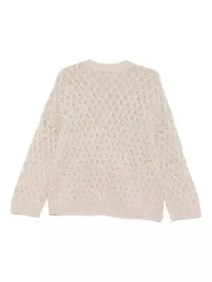 Antonelli Firenze Open-work Knit Sweater