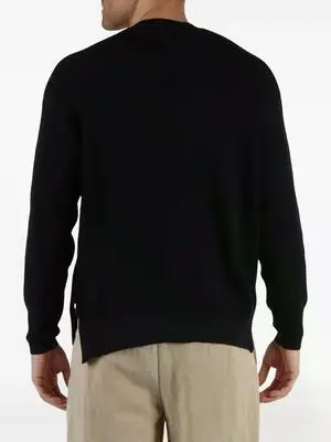 Emporio Armani Logo Side-slits Sweater