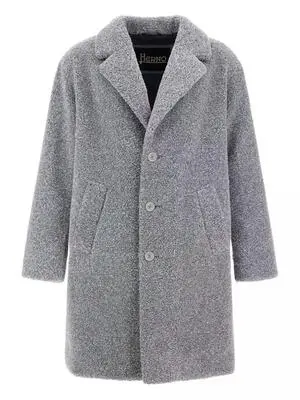 Herno Textured Fleece Long-sleeve Coat
