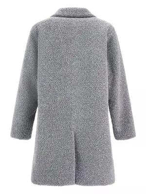 Herno Textured Fleece Long-sleeve Coat