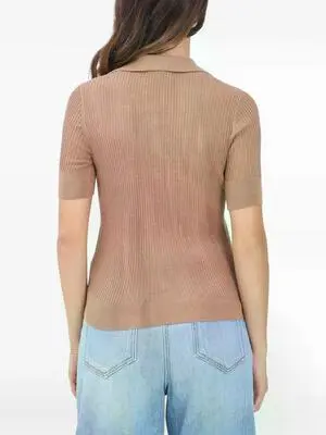 Max Mara Ribbed Knit Top