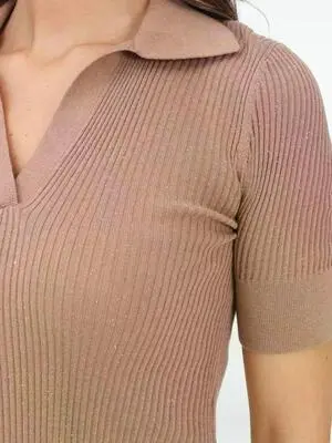 Max Mara Ribbed Knit Top