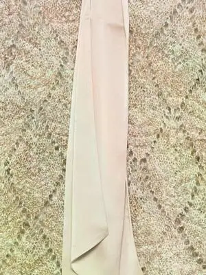 D.exterior Openwork Sweater With Tie Neck - Neutrals