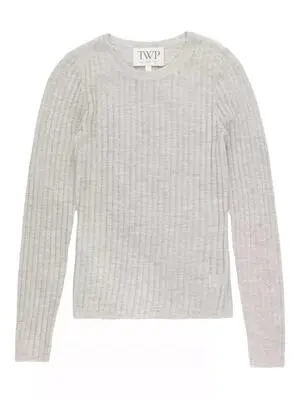 TWP Ribbed Crew-neck Top