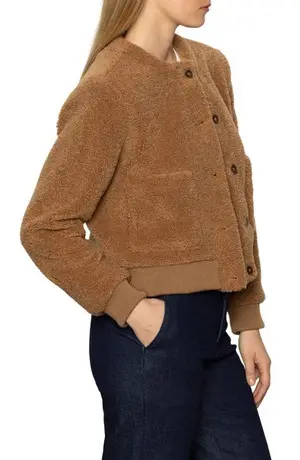 Sanctuary Faux Shearling Cardigan