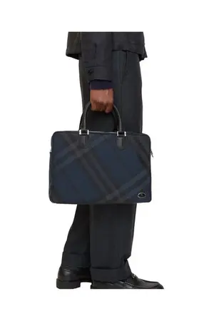 Burberry Grid Briefcase