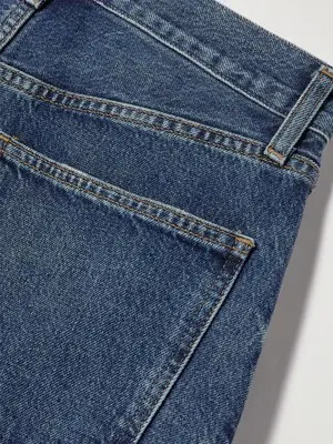 AGOLDE Organic High-rise Wide-leg Jeans - Blue