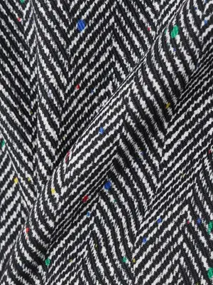 Givenchy Paneled Herringbone Mini Skirt