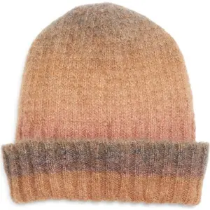PALMES Baby Alpaca & Merino Wool Blend Beanie - Brown