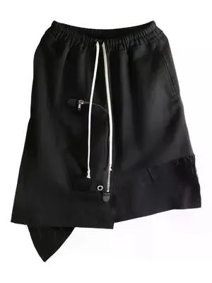Rick Owens Dracca Drawstring Mini Skirt