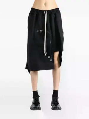 Rick Owens Dracca Drawstring Mini Skirt